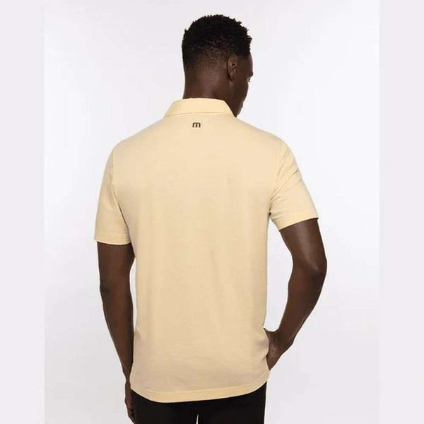 Travis Mathew Lots of Pesos Polo - Heather Golden Cream – Tee 2 Green